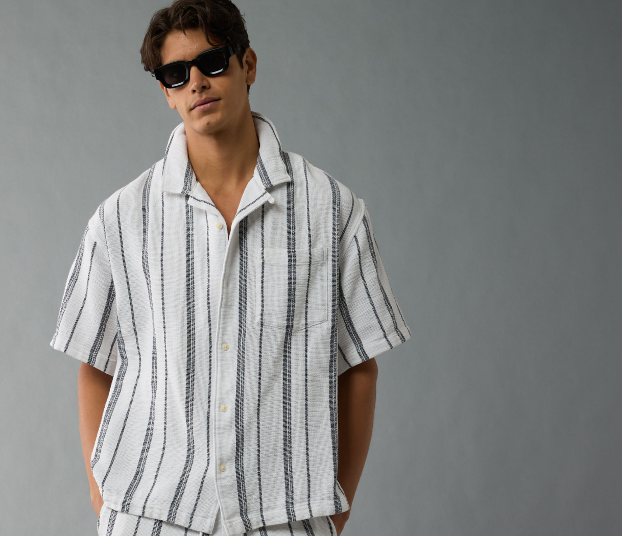 Men's Button-Up Shirts & Flannel Shirts | American Eagle Europe